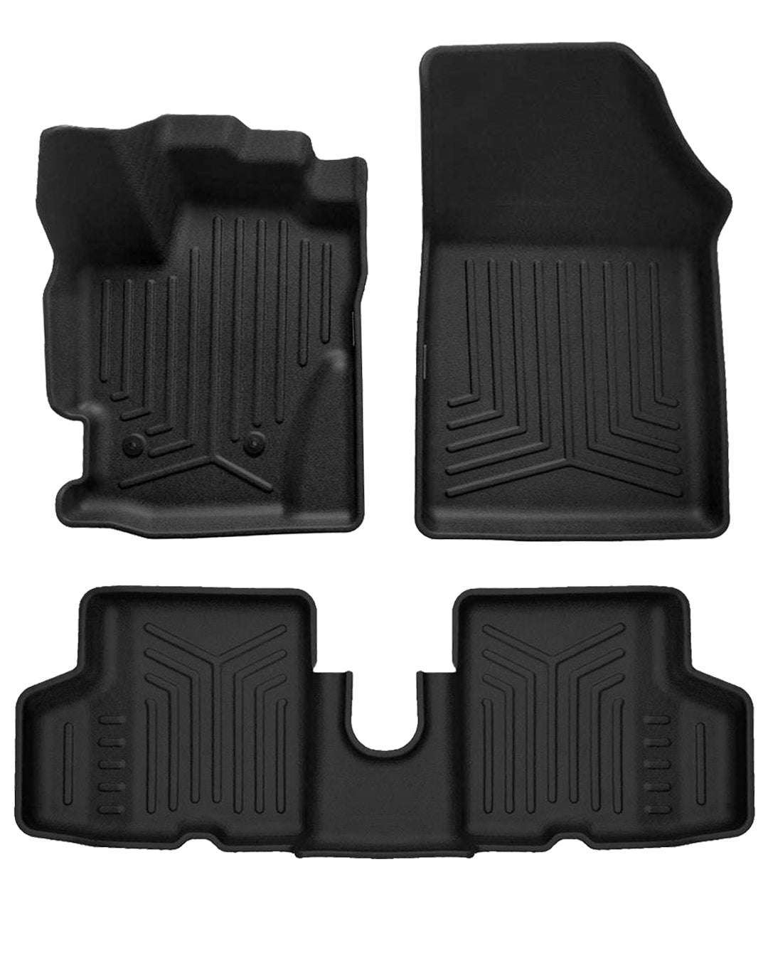 Matte Thermoformed Floor Mats Todoparts Renault Captur 2017 to 2022 ...